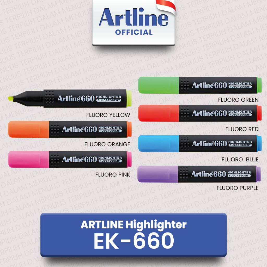 ARTLINE Spidol Highlighter Marker EK-660 | Lazada Indonesia