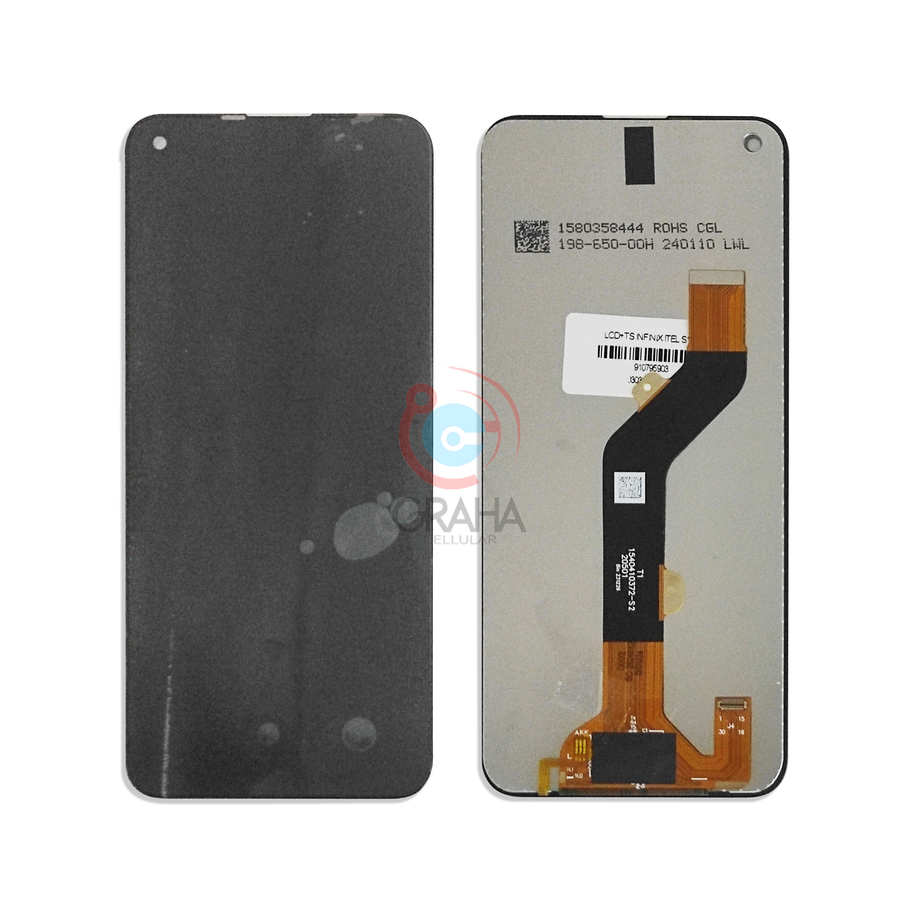 LCD INFINIX ITEL S16 PRO / VISION 2 / L6503 FULLSET TOUCHSCREEN ...