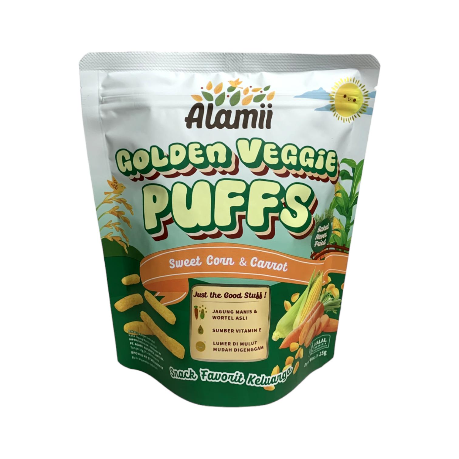ALAMII PUFFS 30gr | Snack Mpasi 9 Bulan | Cemilan Mpasi Bayi l Stick ...