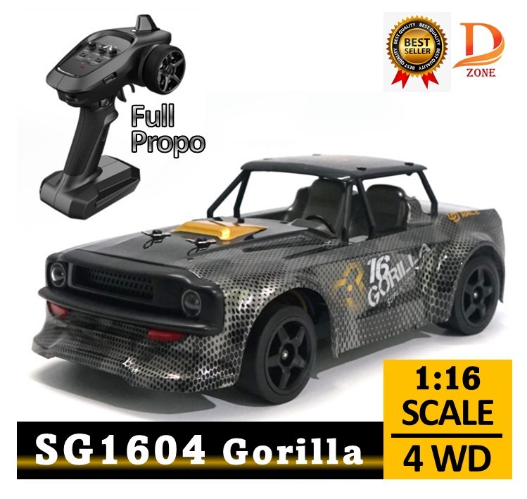 SG1604 Gorilla RC 1/16 Drift Rally 4WD LED Full Propo not SG1603 ...