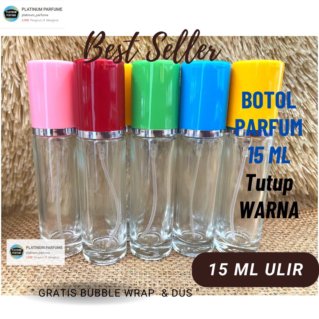 Botol Parfum 15 ML BARU - PERFUME BOTOL 15 ML - Botol KACA BARU - Botol ...