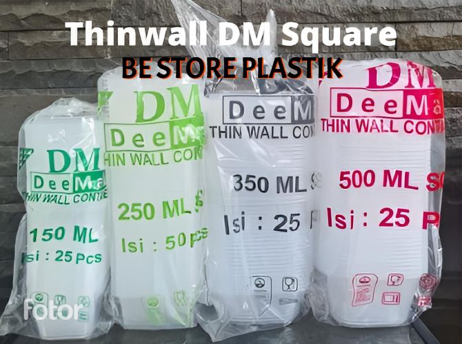 Thinwall Square mini Kotak Makan Plastik Persegi KECIL 120 ML 150ML ... Thinwall Square mini Kotak Makan Plastik Persegi KECIL 120 ML 150ML ...