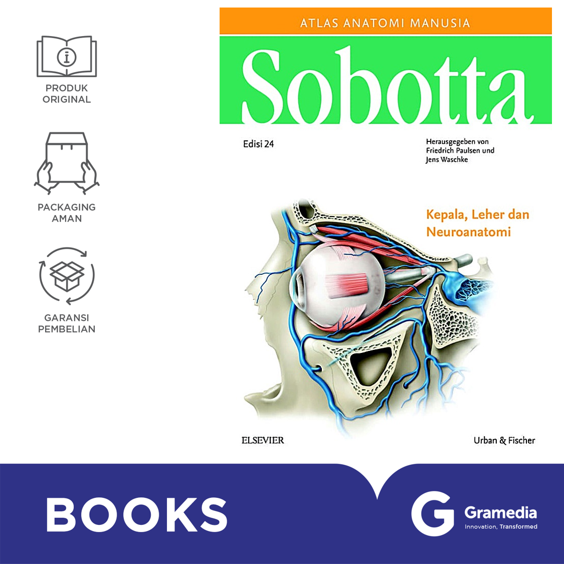 Sobotta Atlas Anatomi Manusia Edisi 24 (4 Volume) | Lazada Indonesia