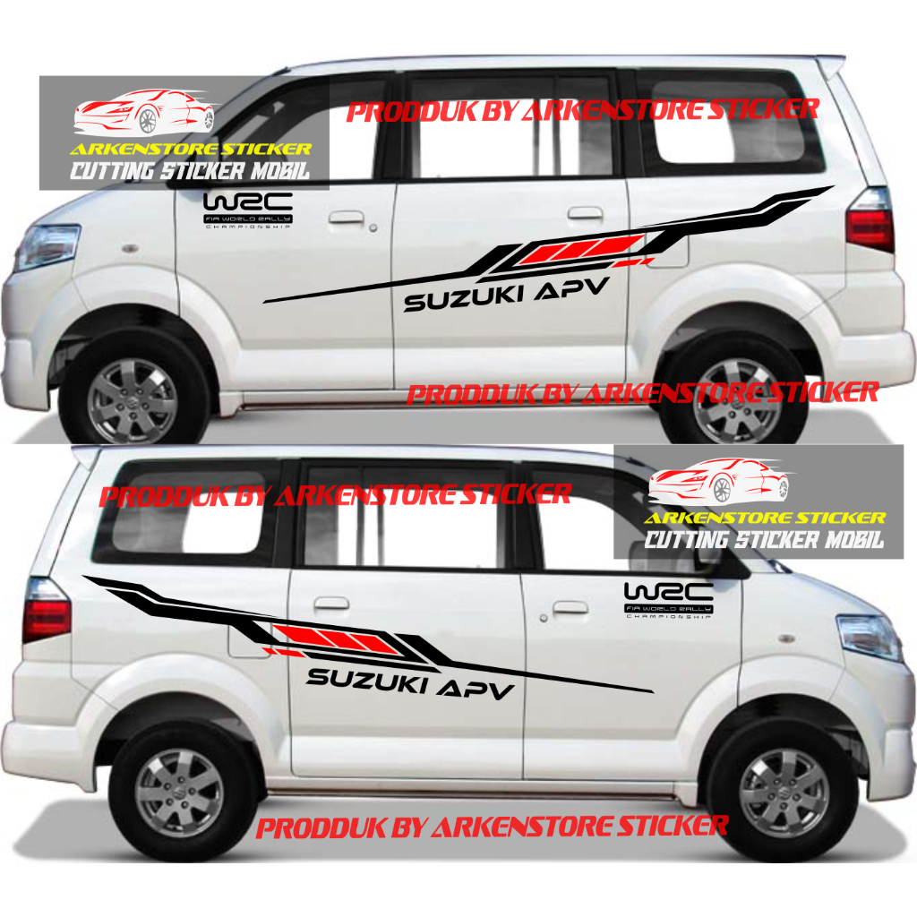 Striping sticker stiker mobil suzuki apv sticker mobil suzuki apv mini ...