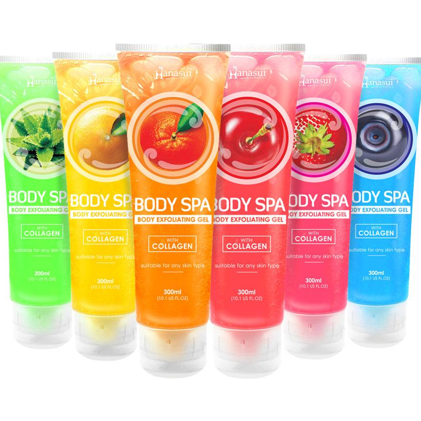 Hanasui Body Spa Exfoliating Gel With Collagen Series | Lazada Indonesia