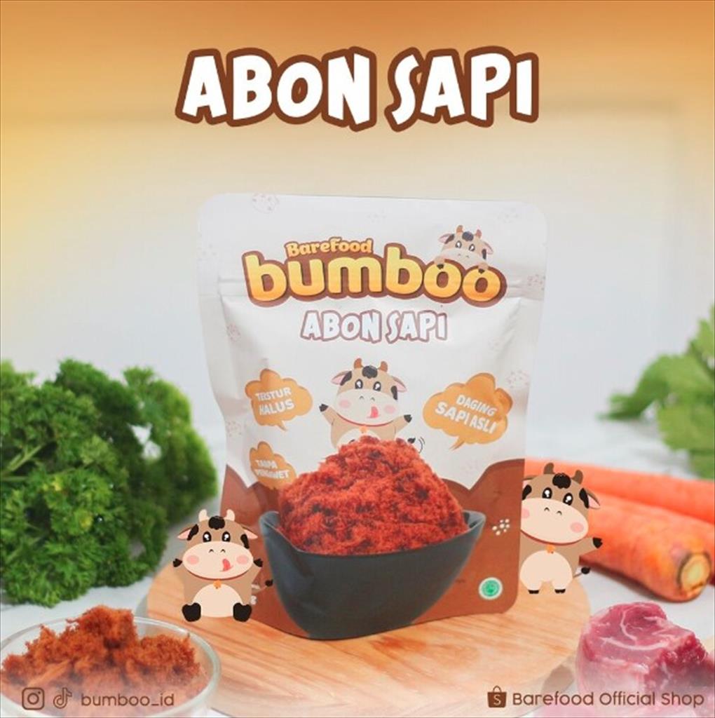 BUMBOO Abon Asli Ayam dan Sapi Abon MPASI Anak Tanpa Pengawet 100g ...