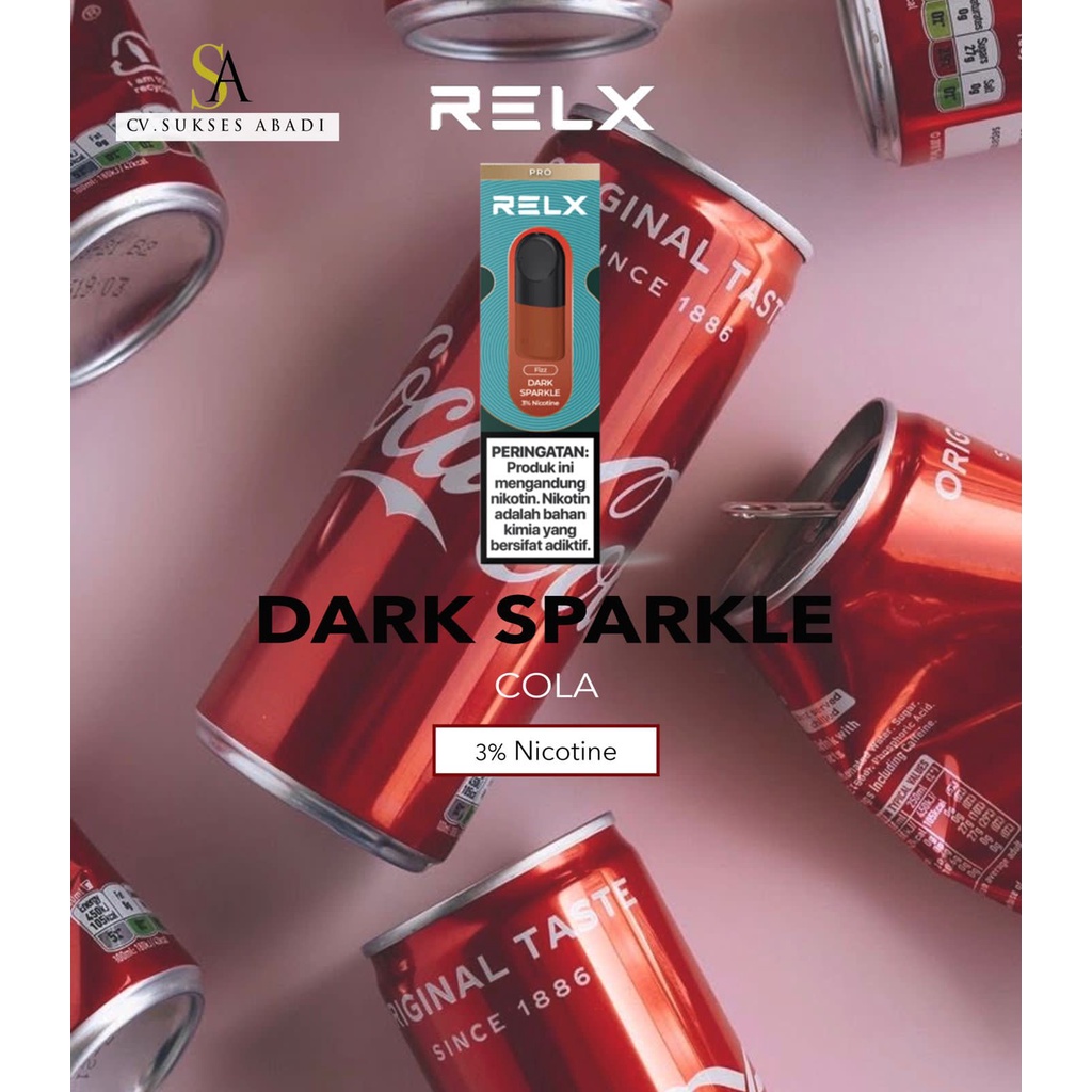RELX Vape Pod Pro Ceramic Dark Sparkle (CocaCola) / RELX POD PRO ...