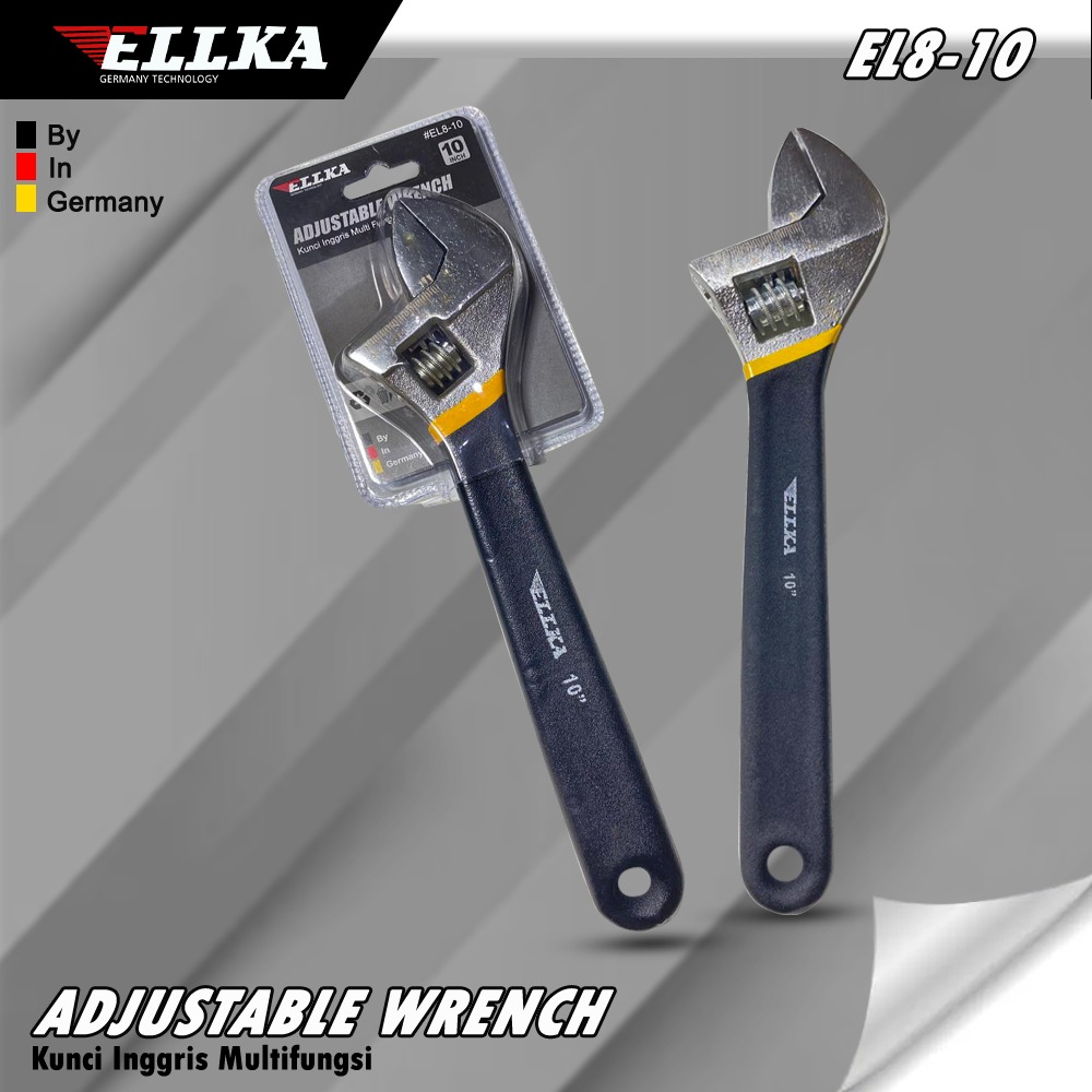 FREED TOOLS KUNCI INGGRIS BAJA Adjustable Wrench ukuran Kunci Inggris 8 ...