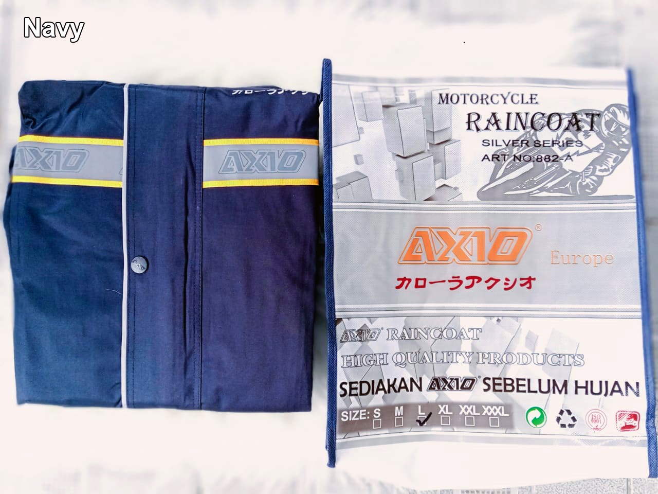 BISA COD (Bayar Ditempat)/Jas Hujan Axio 882 Original/Mantel Hujan Axio ...