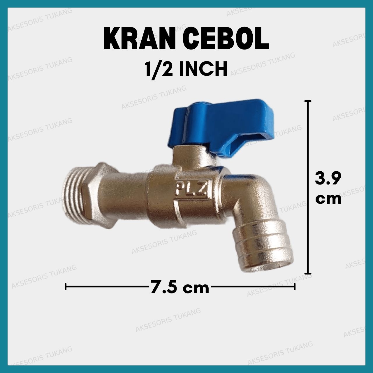 Kran Air Cebol Tembok 1/2 Inch / Keran Bola BC Kran Cubit 1/2" Palazzo ...