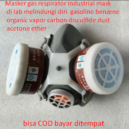 Masker gas respirator industrial mask untuk di lab melindungi diri ...