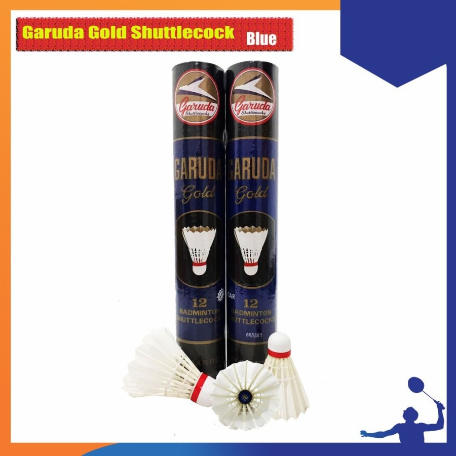 Kok Garuda Gold Biru Shuttlecock Badminton Bola Bulutangkis | Lazada ...