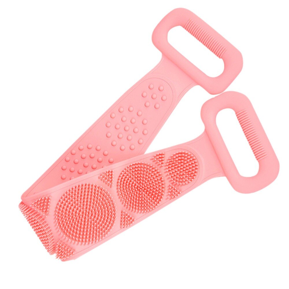 Sikat Badan & Punggung 2 Sisi Silicone Scrubber Sponge Mandi Alat ...