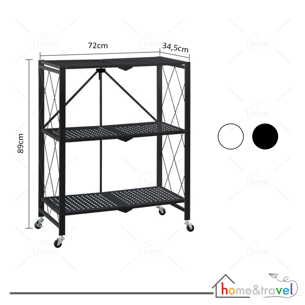 HOVELSHOP Rak Dapur Lipat Multifungsi Multi Layer Kitchen Rack Tanpa ...