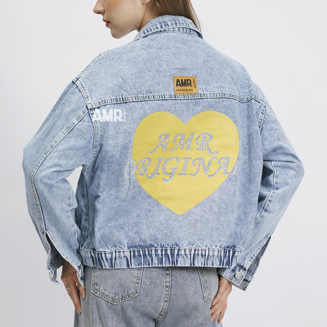 AMR ORIGINAL - AMR LOVE 8006 - JACKET JEANS OVERSIZE DREAM | Lazada ...