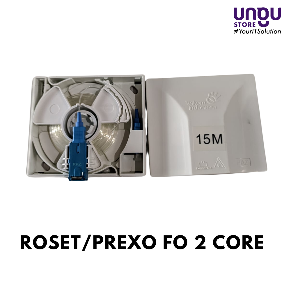 Roset FO 2 Core Roset Prexo Fiber Optik Kabel Indoor Transparan 15M ...