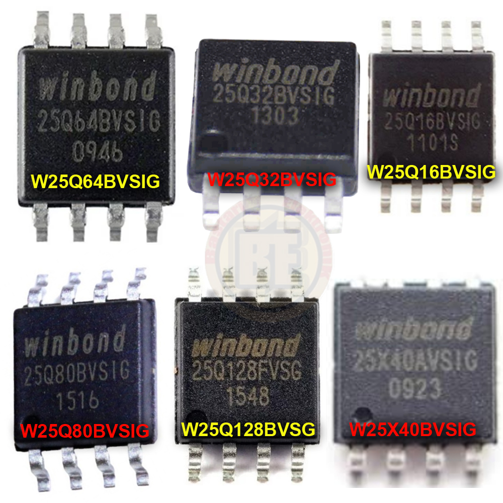 Ic Memory Eeprom Sudah Isi Flash Program Firmware Bios Eprom 25q16