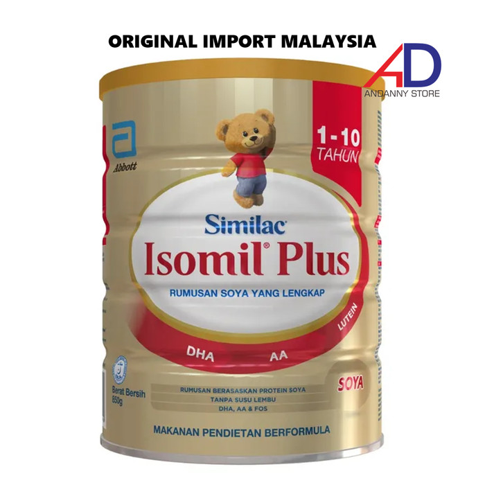 ISOMIL PLUS ADVANCE SOYA 850GR (1-10 TAHUN) / SOY FORMULA FOR MILK ...