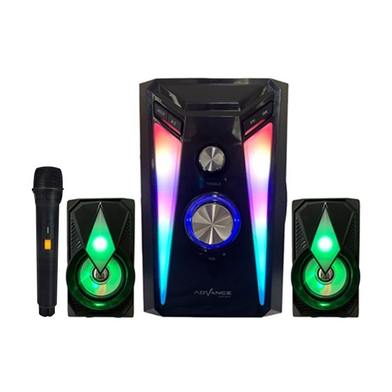 Speaker Bluetooth Multimedia ADVANCE M15BT Free Mic Wireless Xtra Bass ...
