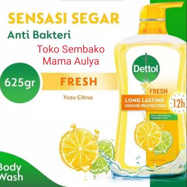 Dettol Sabun Mandi Cair Fresh - Wangi Citrus - Botol Pump 625 ml ...