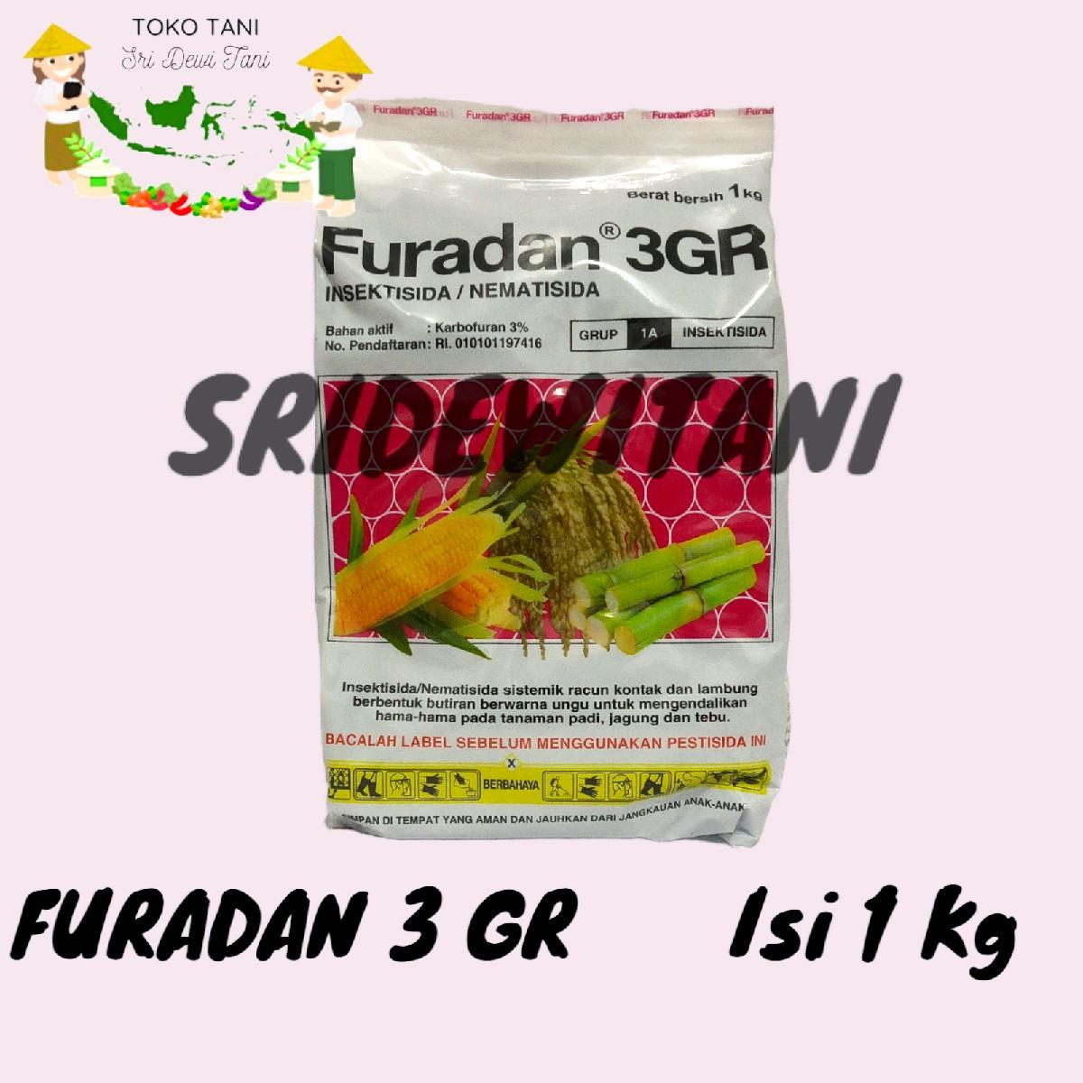 FURADAN 3 GR 1 KG ASLI 100% KEMASAN PABRIK | Lazada Indonesia