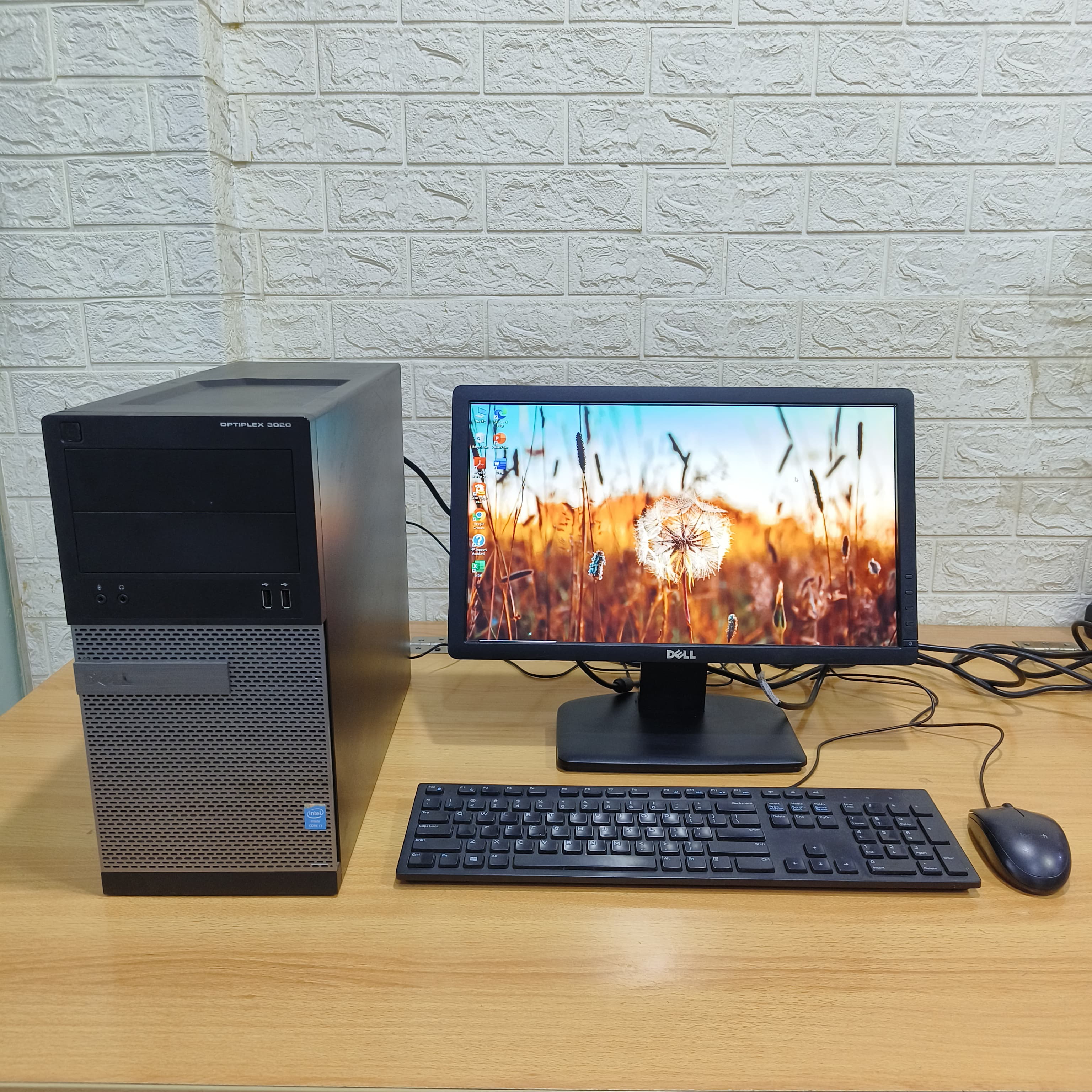 Fullset Komputer Dell Optiplex 3020 Core i3 Gen 4 RAM 8GB 4GB SSD HDD CPU Komputer Built Up ...