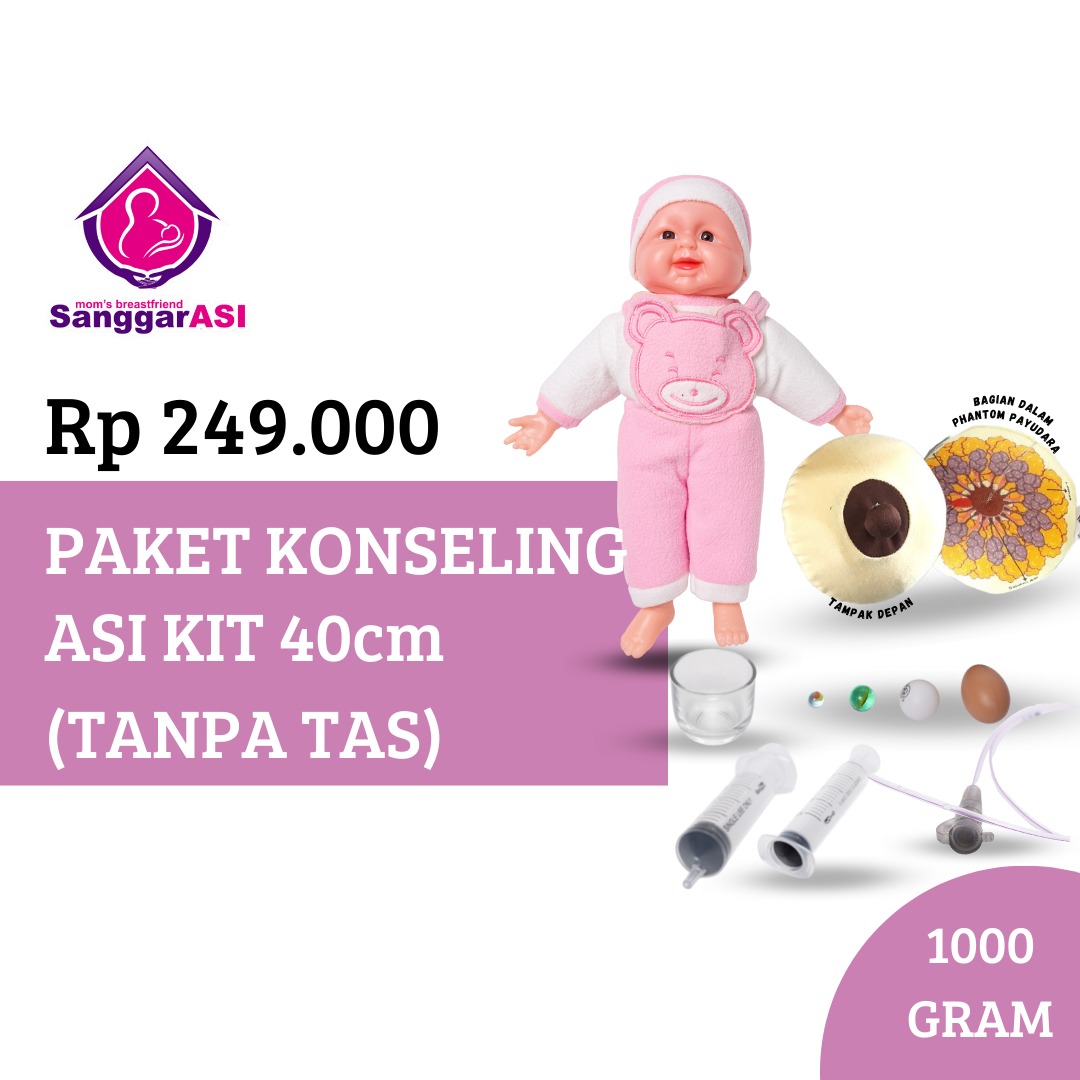 PAKET KONSELING ASI KIT 40CM / KONSELING MENYUSUI (TANPA TAS) | Lazada ...
