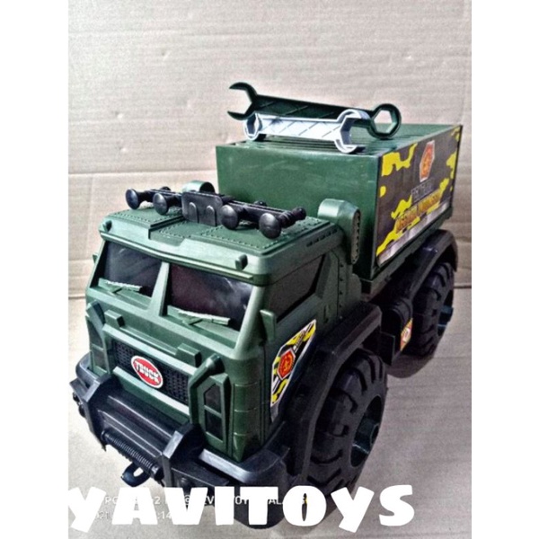 AK 56 MAINAN TRUK BOX BESAR TNI KTG / MAINAN MOBIL TRUCK TNI BESAR ...
