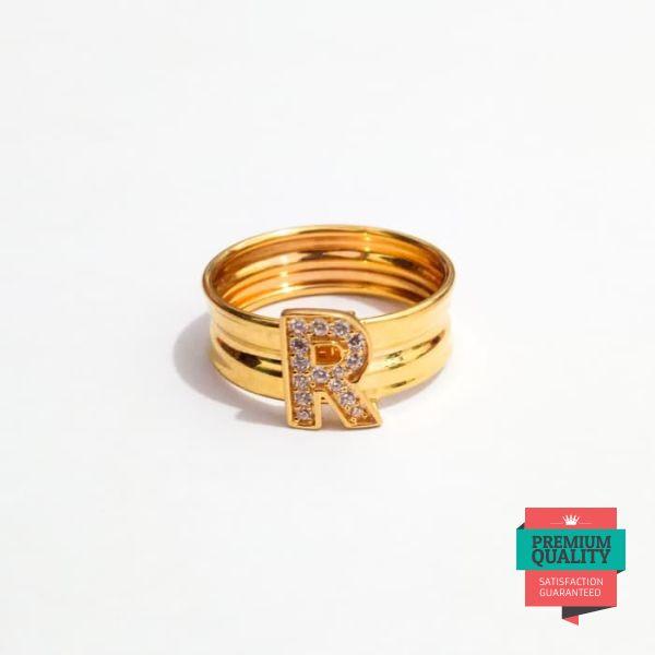 Murah Cincin Nagita Khusu Huruf R Emas Elegan | Lazada Indonesia