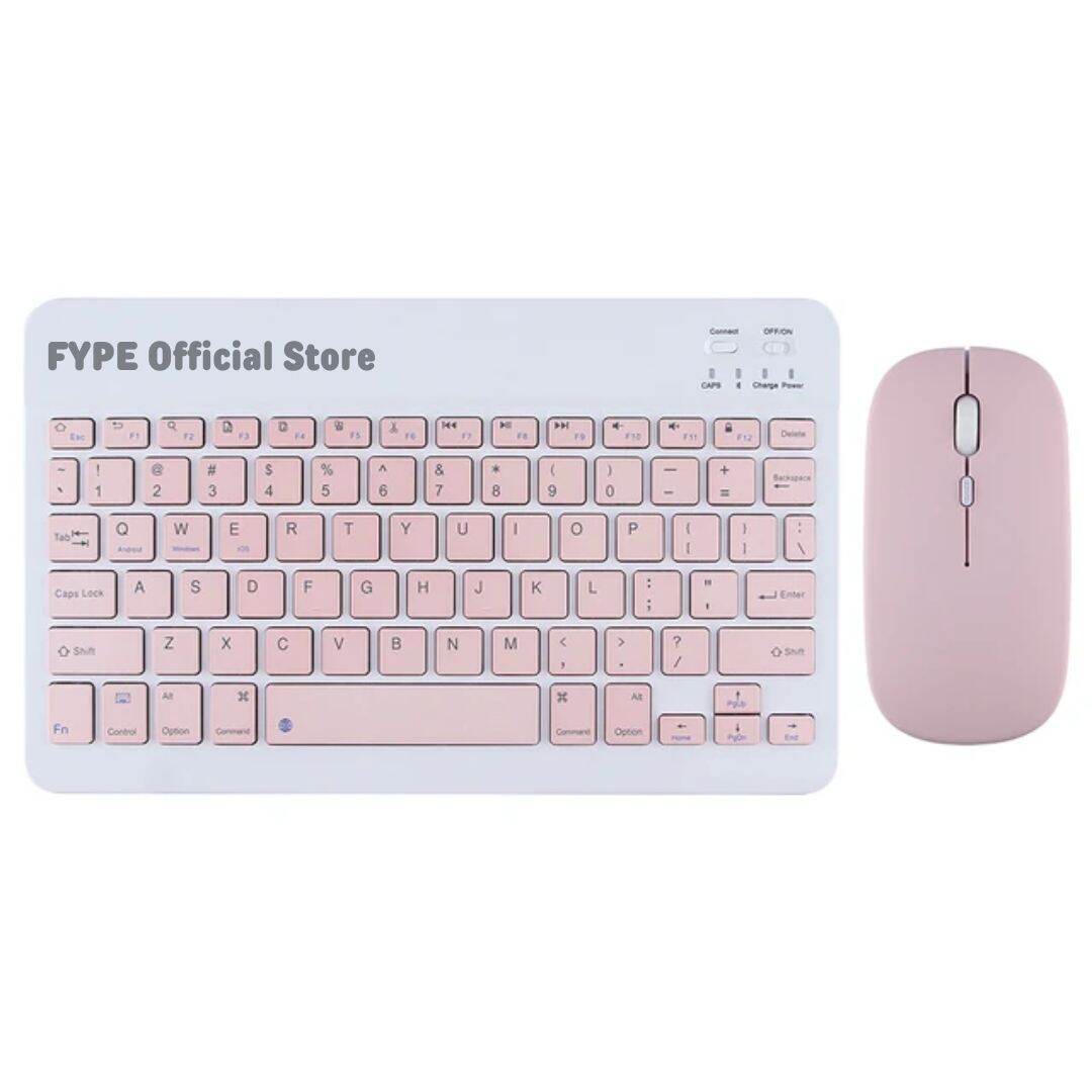 Keyboard 3-in-1 Bluetooth Nirkabel Ringan Keyboard Sentuh Ringan ...