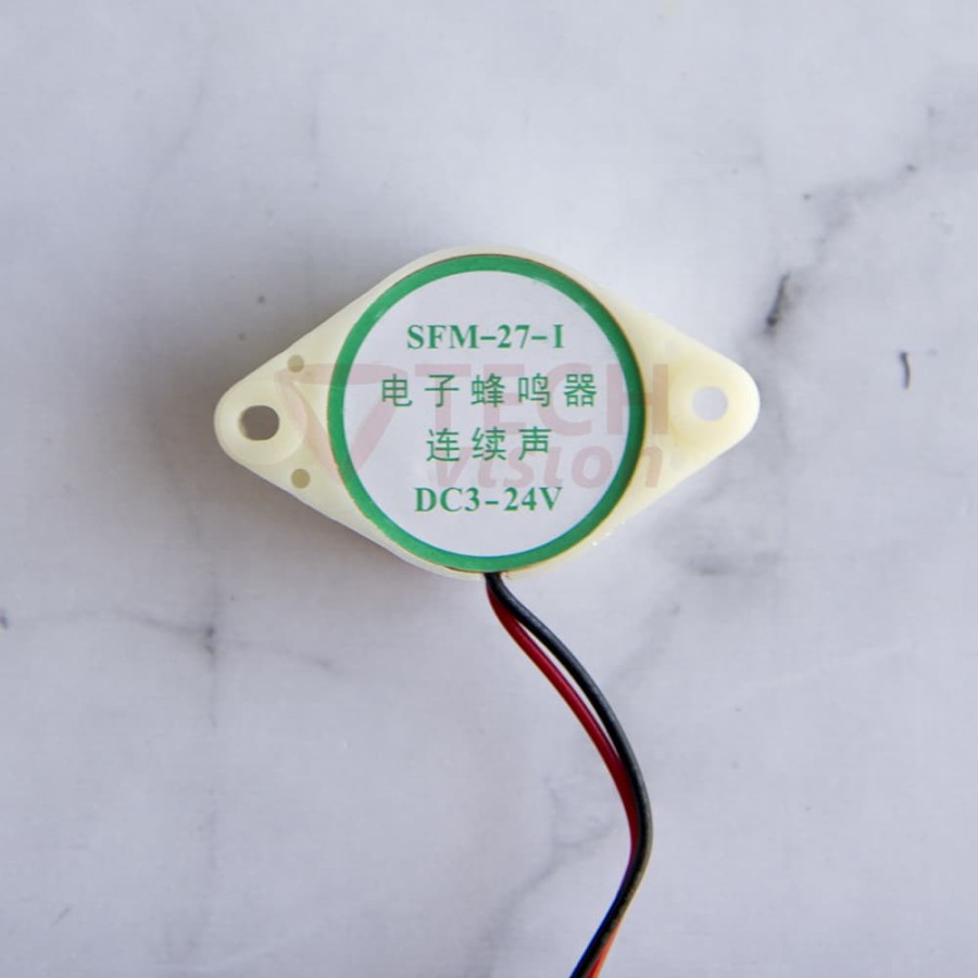 Buzzer Besar Putih (DC 3 - 24Volt) | Lazada Indonesia