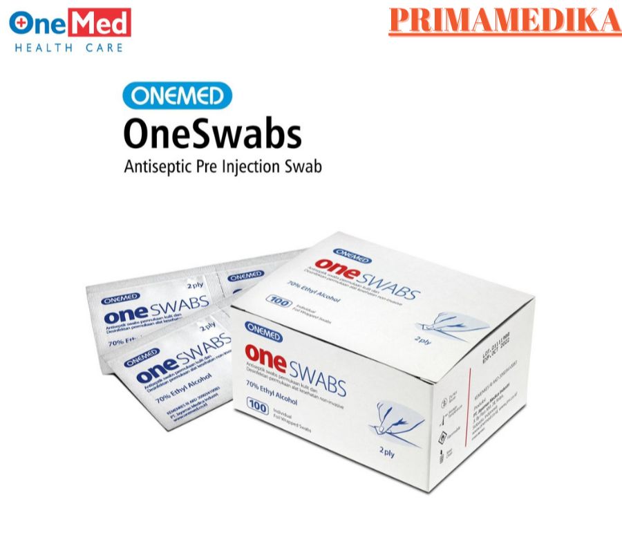 Kapas Alkohol / Alcohol Swab / Tissue Alkohol / OneSwab Alcohol Onemed ...
