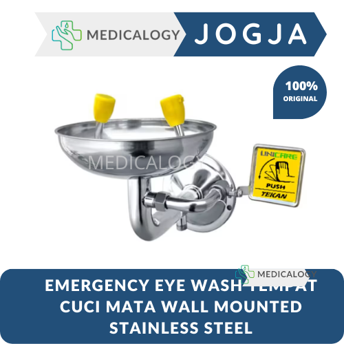 Emergency Eye Wash Tempat Cuci Mata Wall Mounted Stainless Steel ...