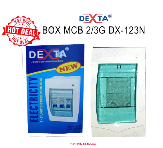 BOX MCB DEXTA/PANEL DISTRIBUTION ISI 1-3 MCB DENGAN LAMPU INDIKATOR ...