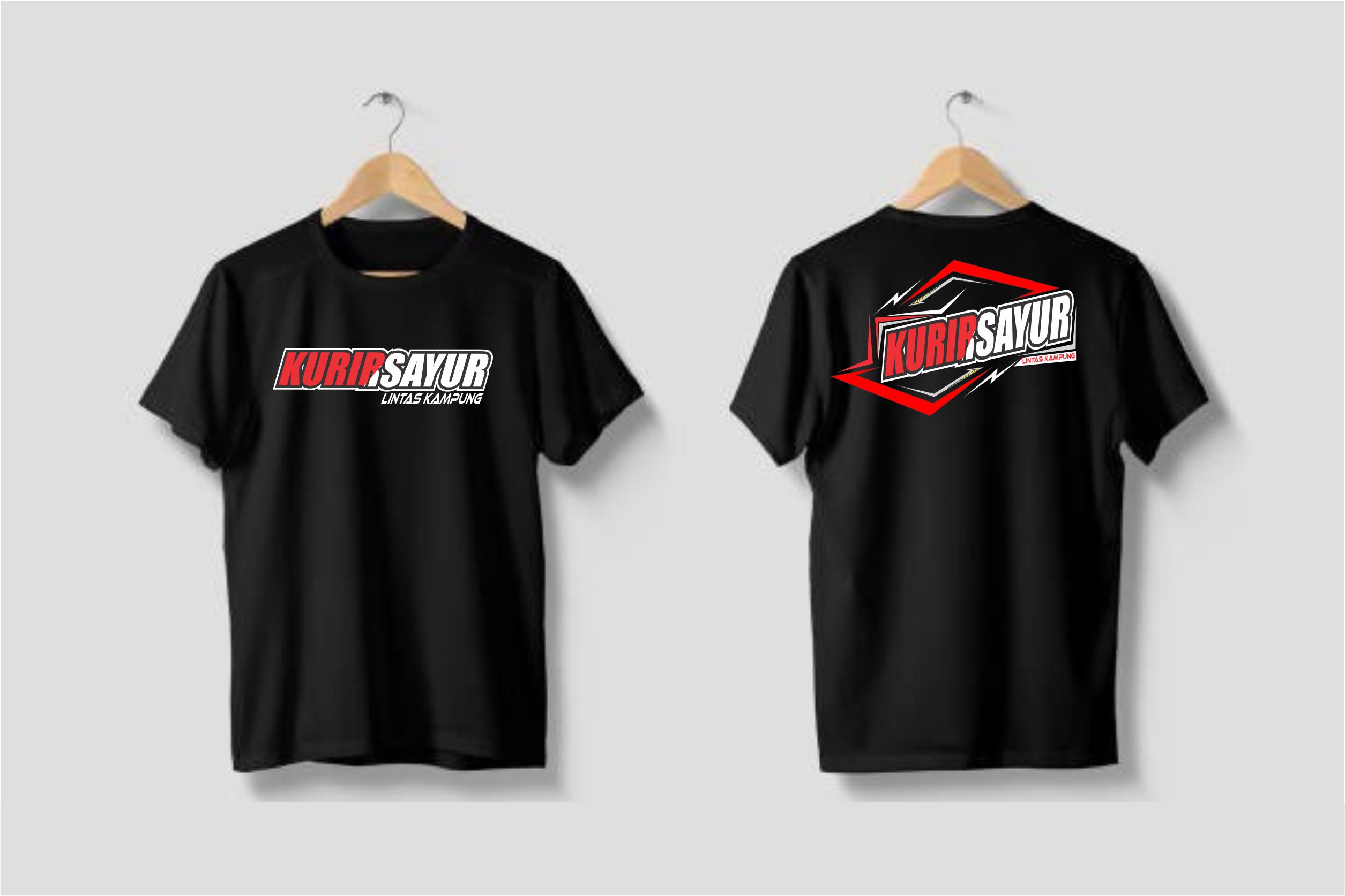 kaos kurir sayur lintas kampung desa | Lazada Indonesia