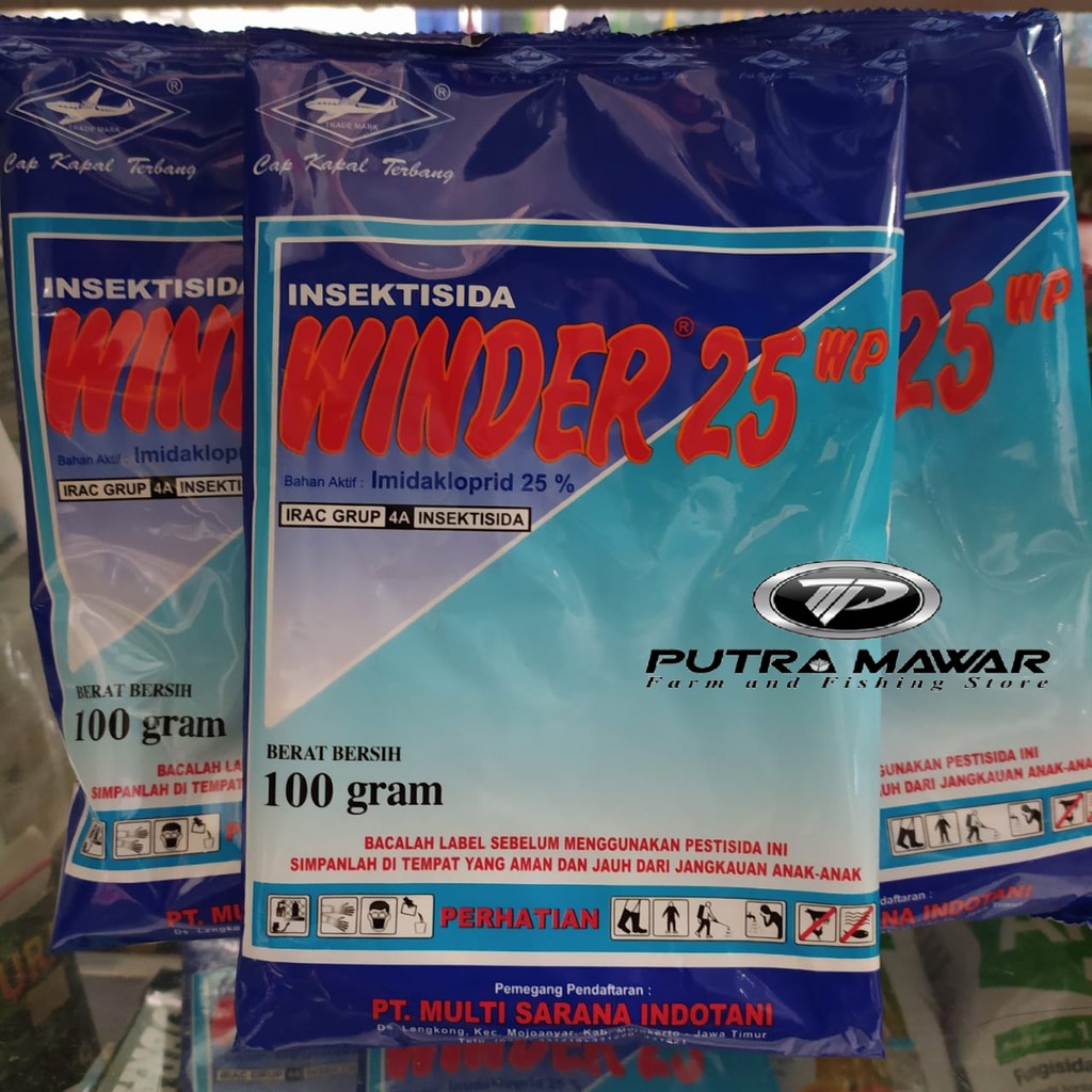 Insektisida WINDER 25WP 100gr.Bahan Aktif : Imidakloprid 25%- Obat ...