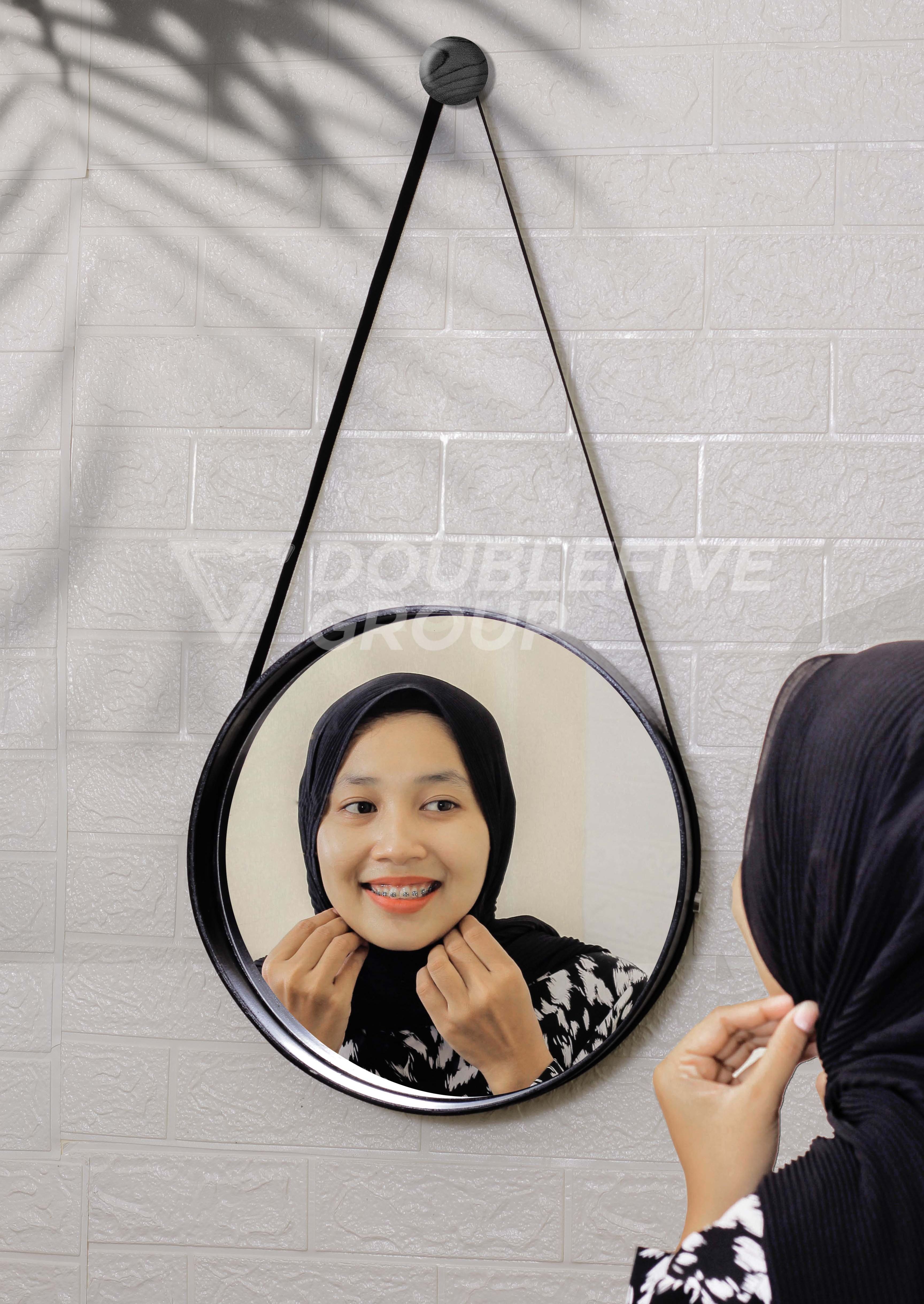 CERMIN HIAS DINDING MINIMALIS CERMIN RIAS GANTUNG TEMPEL CERMIN BULAT ...