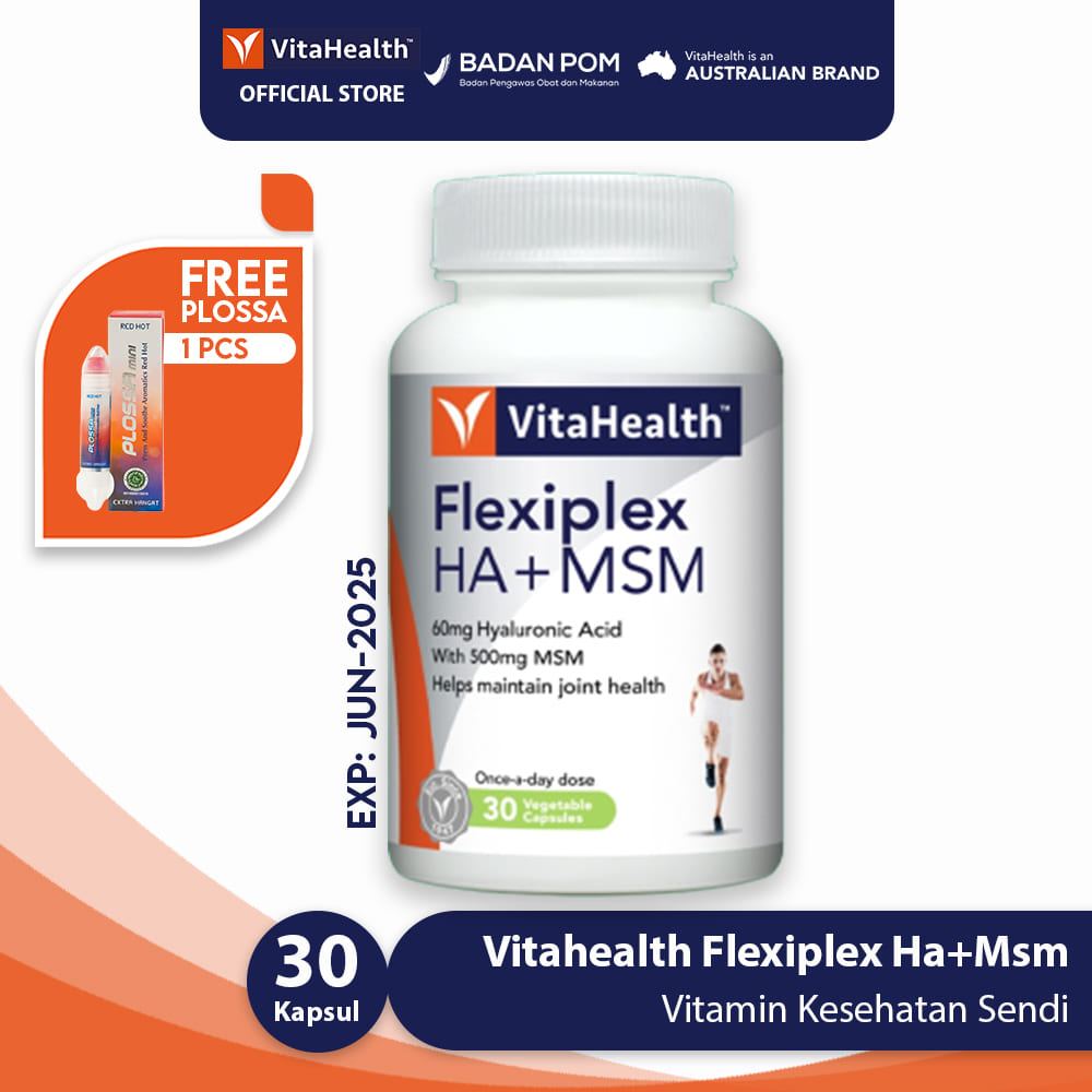 Flexiplex HA VitaHealth dengan MSM 60's - Meredakan Nyeri Sendi ...