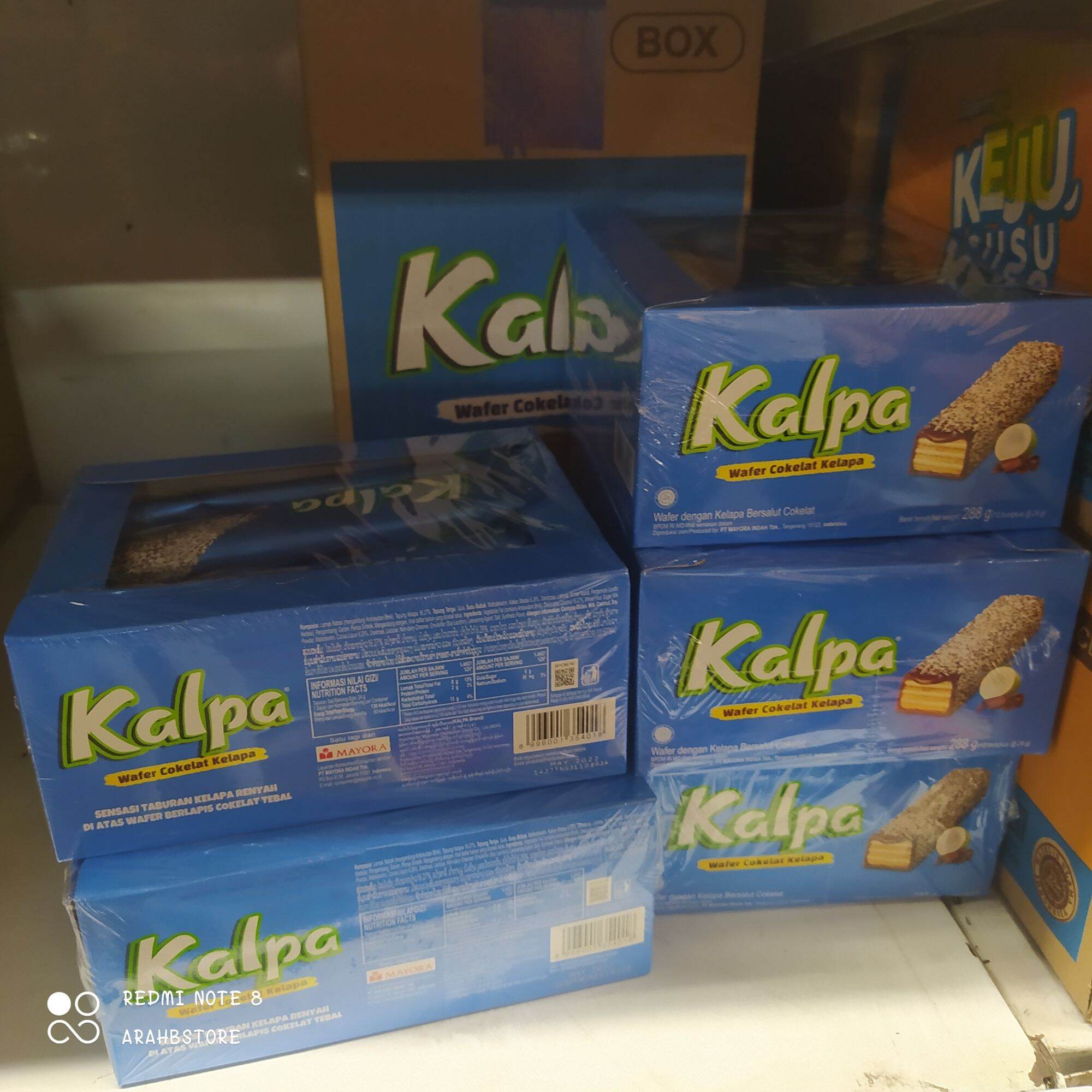 [Isi 12 Pcs ] Roma Kalpa Wafer Coklat Kelapa Gratis Ongkir / Wafer ...