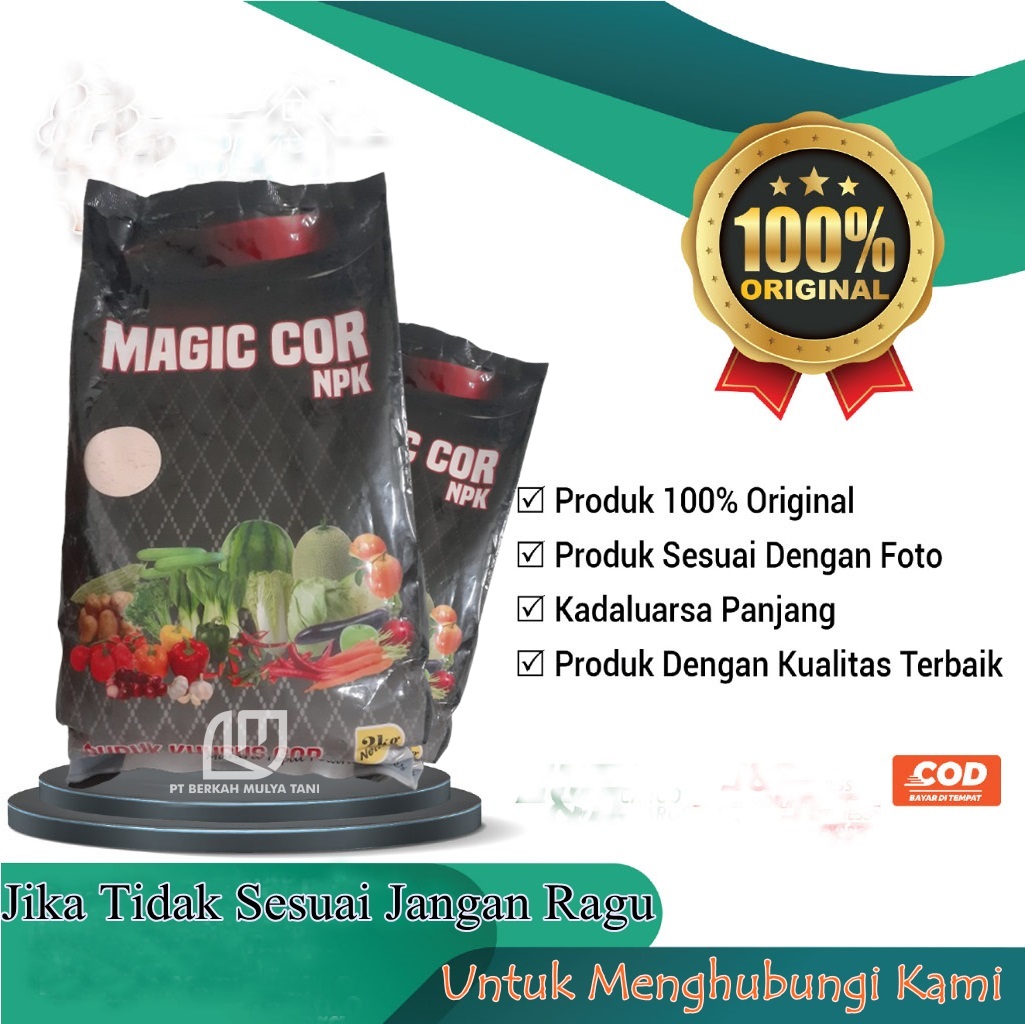 Magic Cor Pupuk NPK Kocor Berbagai Jenis Tanaman Kemasan 2 Kg | Lazada ...