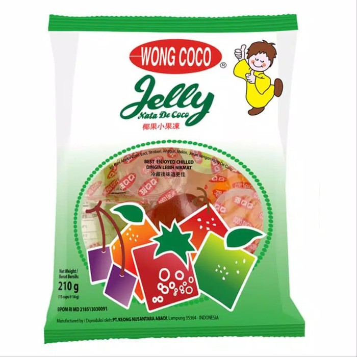 Wong coco jelly mini pudding isi 30 pcs | Lazada Indonesia