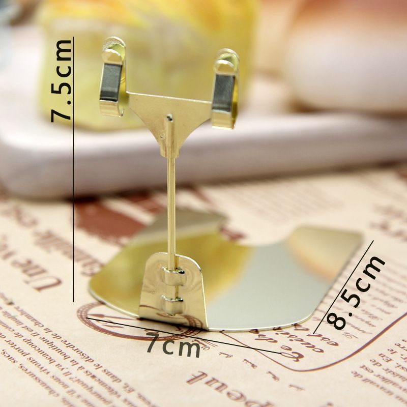 Food Tag Stand Logam Menu Stand Display Table Number Stand Price Tag ...