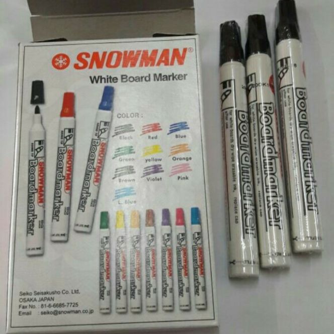 SPIDOL SNOWMAN WHITEBOARD BG-12 | Lazada Indonesia