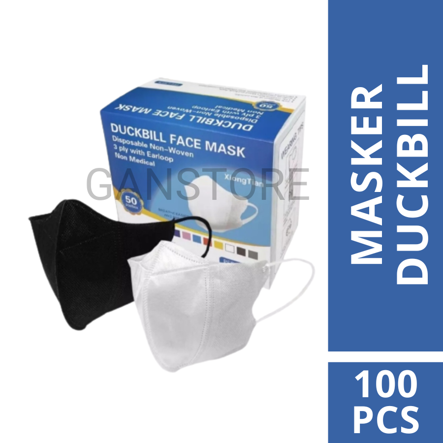 masker isi 100 pcs murah / masker duckbill isi 100 pcs murah / masker ...