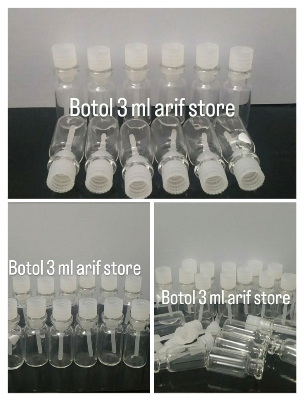 100 pcs botol tester parfum 3 ml lengkap tuutup | Lazada Indonesia