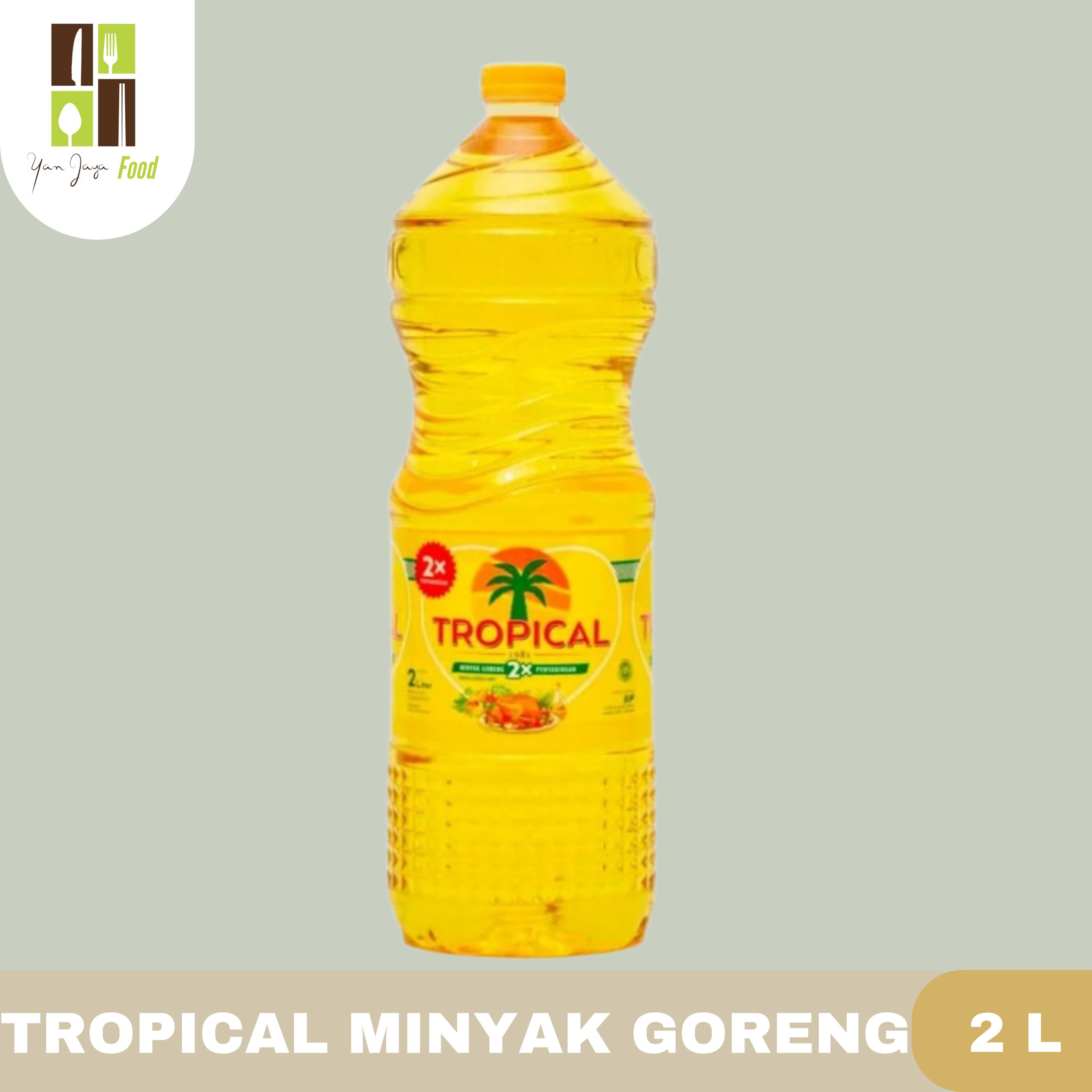 Tropical Minyak Goreng / Minyak Kelapa Sawit Kemasan Botol 2 Liter ...