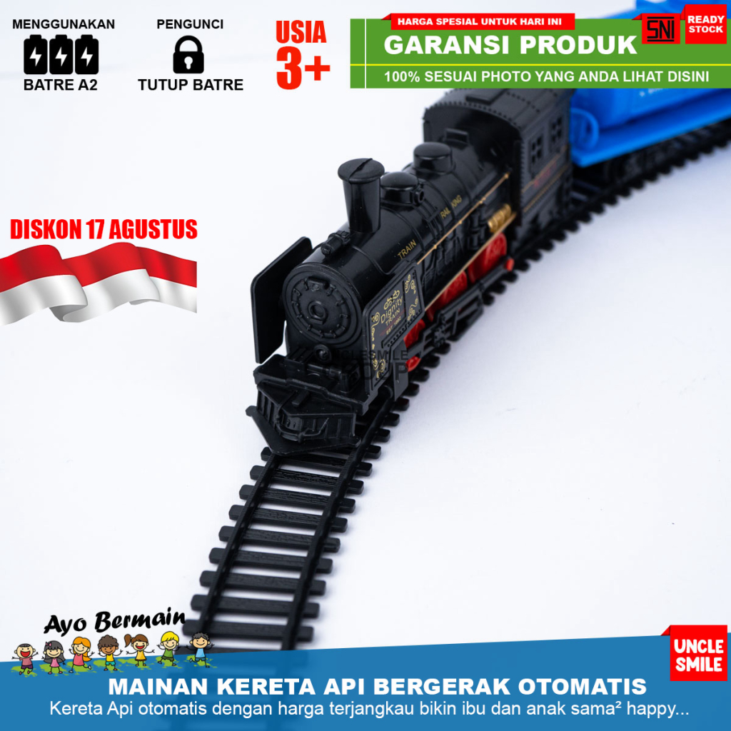 Mainan Anak Kereta Api 1 Lokomotif dan 1 Gerbong 12 PCS | Lazada Indonesia