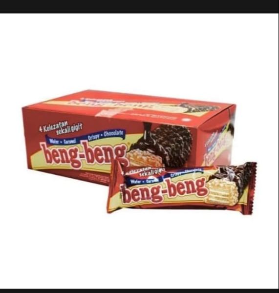 BENG BENG WAFER COKLAT CARAMEL CRISPY / BENGBENG CARAMEL COKLAT Beng Beng Wafer Coklat Salute 1 ...