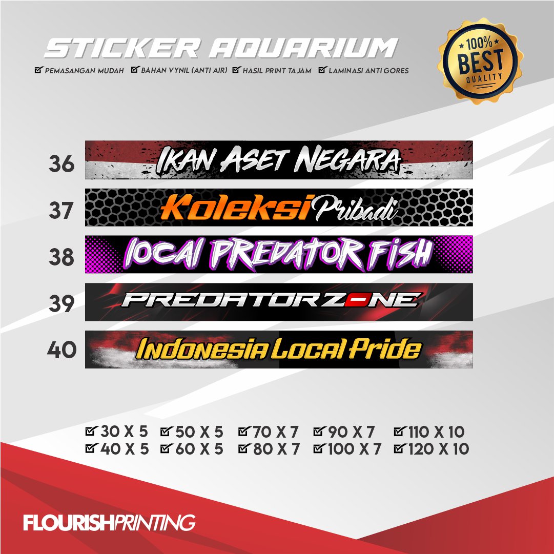 STIKER PREDATOR / STICKER CHANNA PREDATOR | Lazada Indonesia