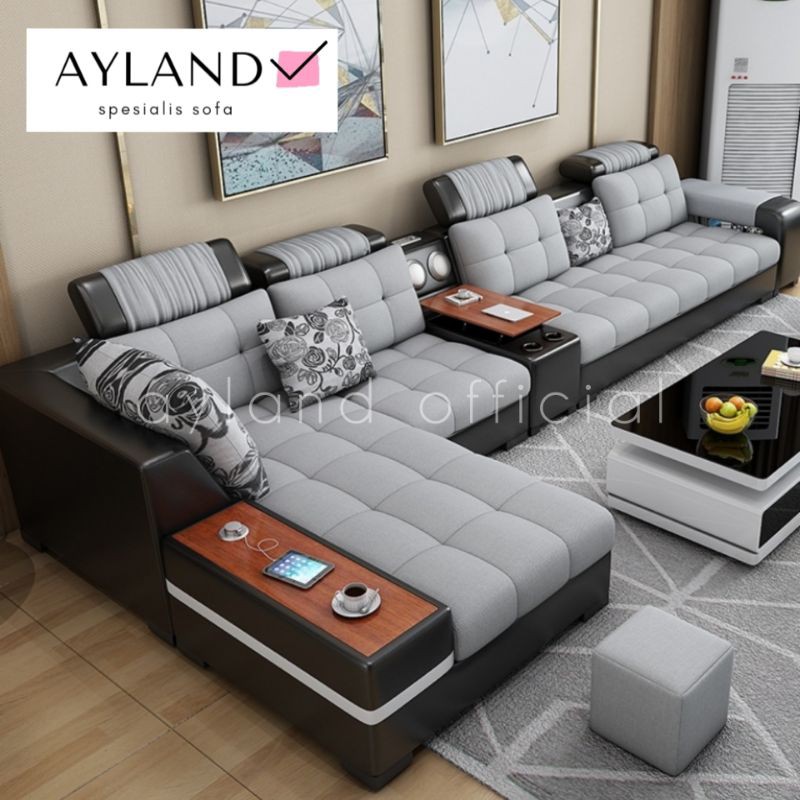 Sofa Leter L Sofa Minimalis Ruang Tamu Modern Mewah | Lazada Indonesia